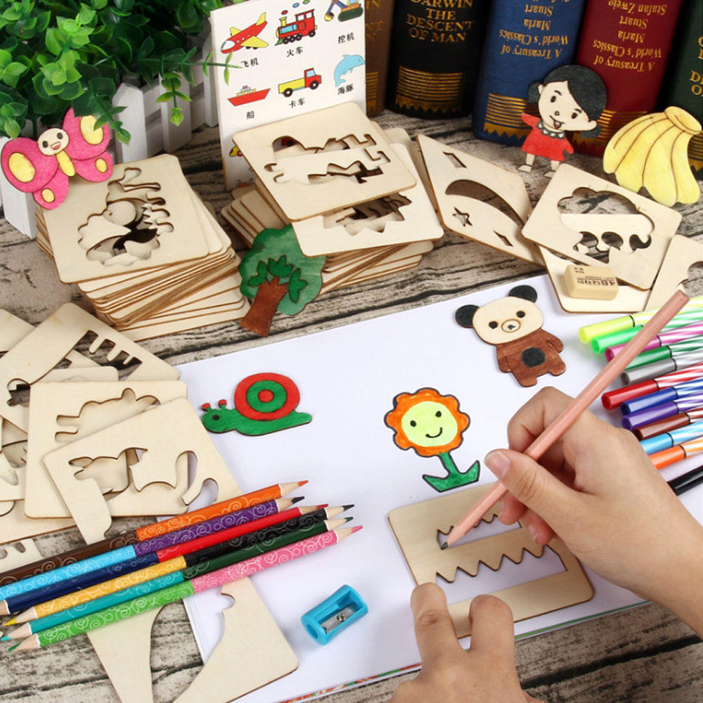 Kid's Creative Drawing Tools 100 Pcs Kit - WhatMustIGet?